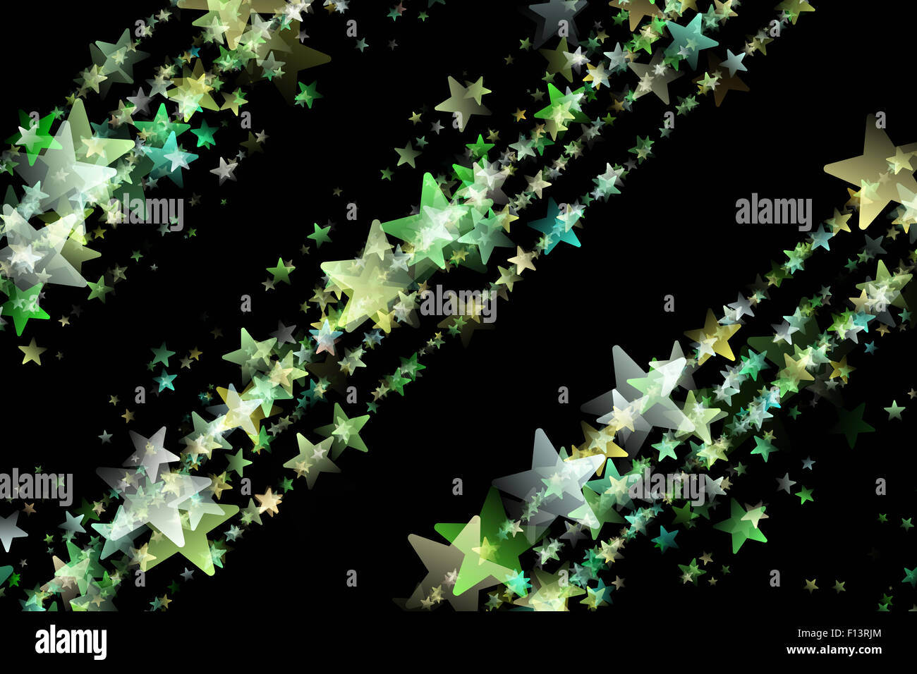 Fantastic Christmas design with glowing stars Stock Photo - Alamy