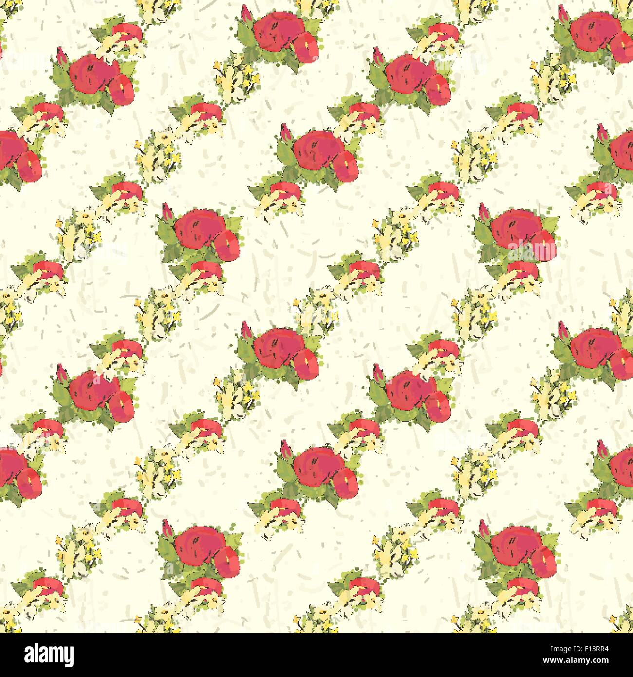 Red floral arrangement peonies Stock Vector Images - Alamy