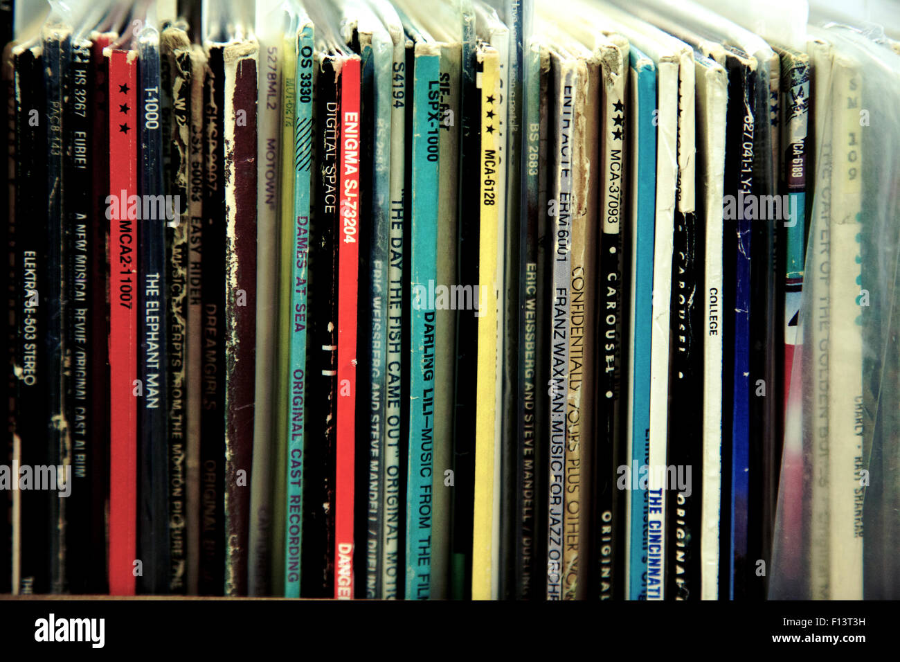 Vinyl records shop. chicago Stock Photo - Alamy