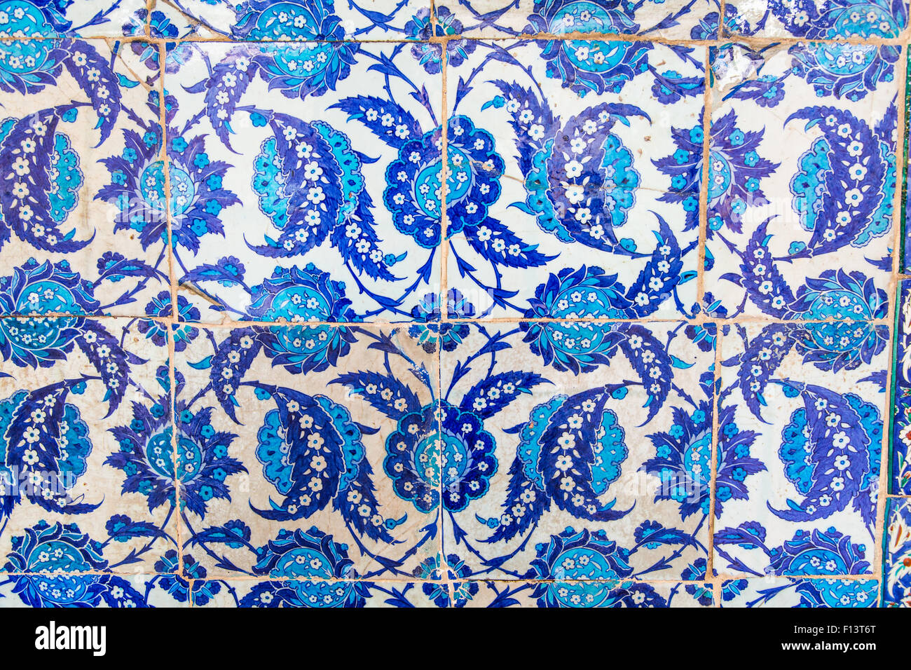Turkish Blue Tile Istanbul City Turkey Stock Photo - Alamy
