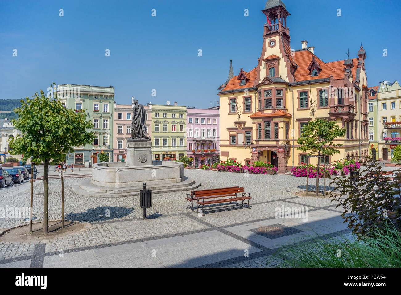 Nowa Ruda Old market Neurode Nooirode Lower Silesia Stock Photo - Alamy