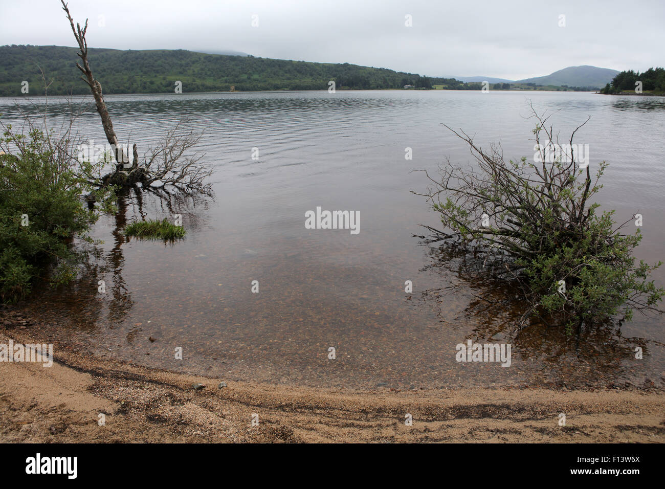 Shore of Loch Rannoch - Perthshire - Scotland - UK Stock Photo - Alamy