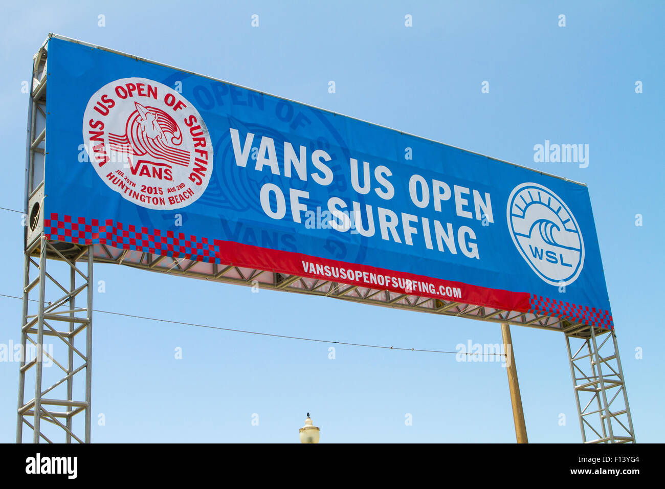 Vans US Open of Surfing at Huntington Beach California USA Stock Photo ...