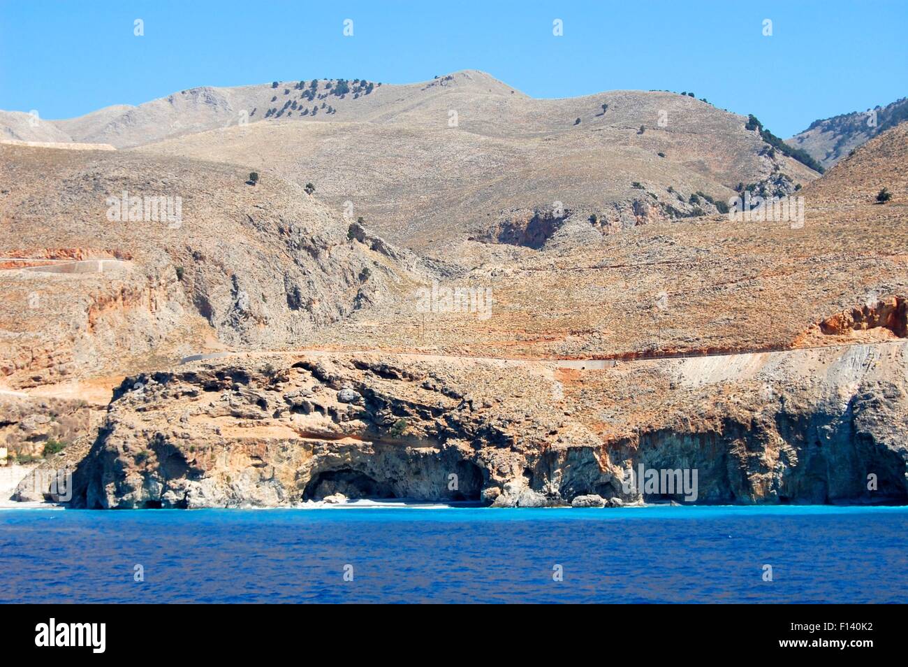 Crete blue caves hi-res stock photography and images - Alamy