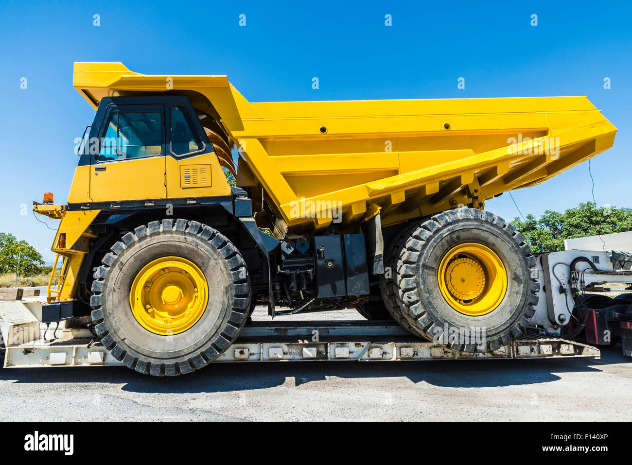 Heavy dump truck transporting hi-res stock photography and images - Alamy