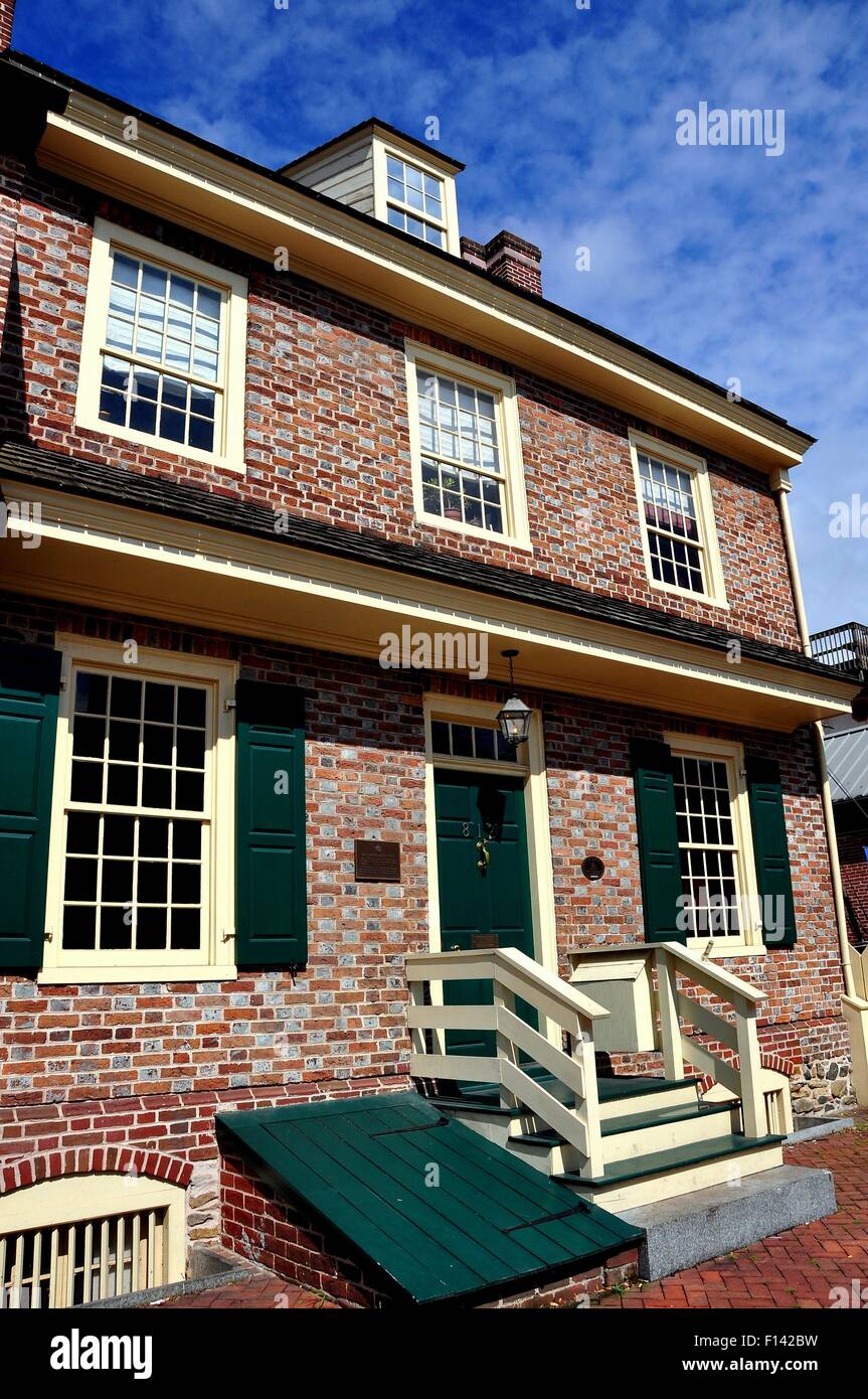 Baltimore, Maryland: The oldest residential house in the city was built ...