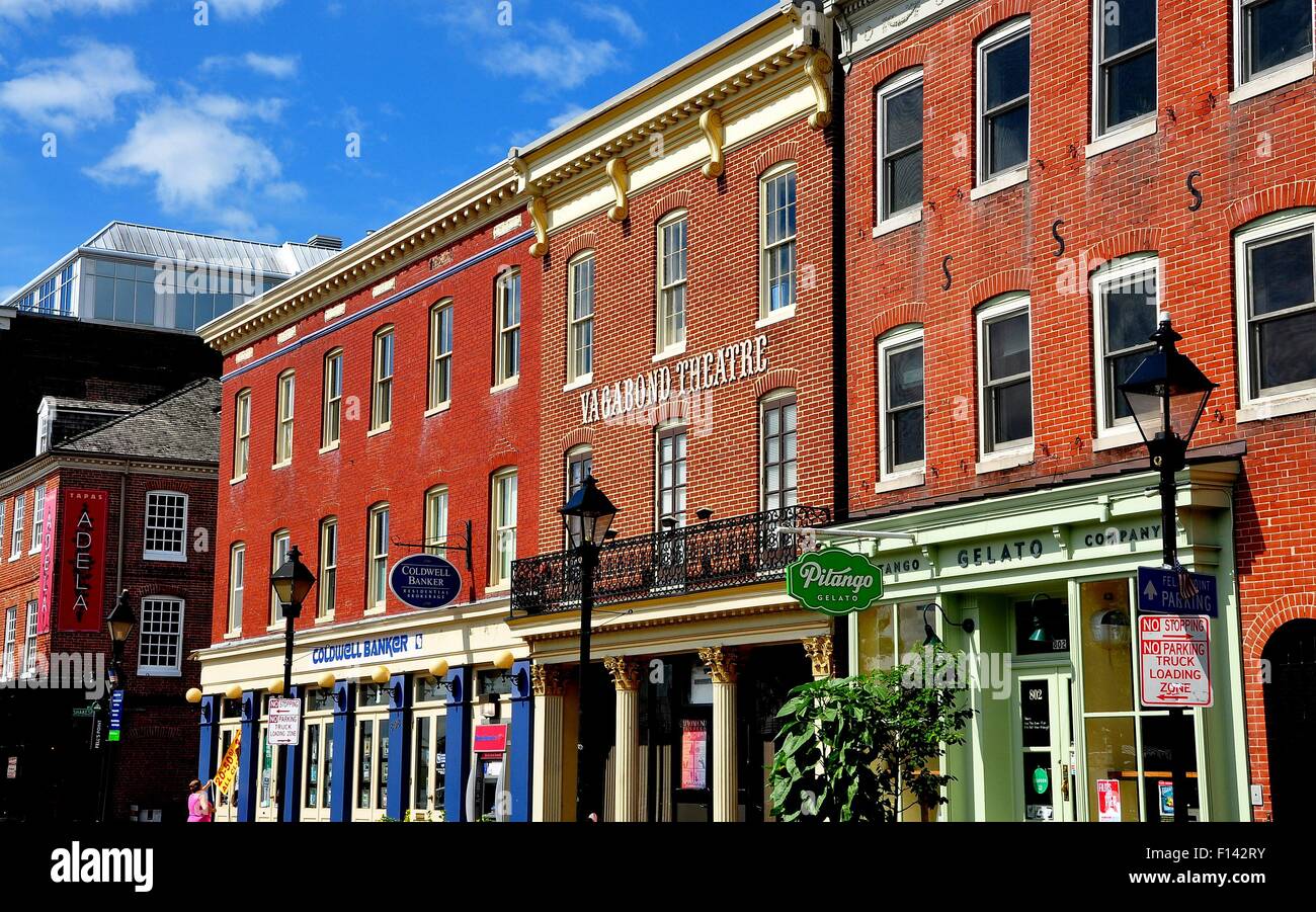 Baltimore, Maryland: The Vagabond Theatre along with specialty shops ...