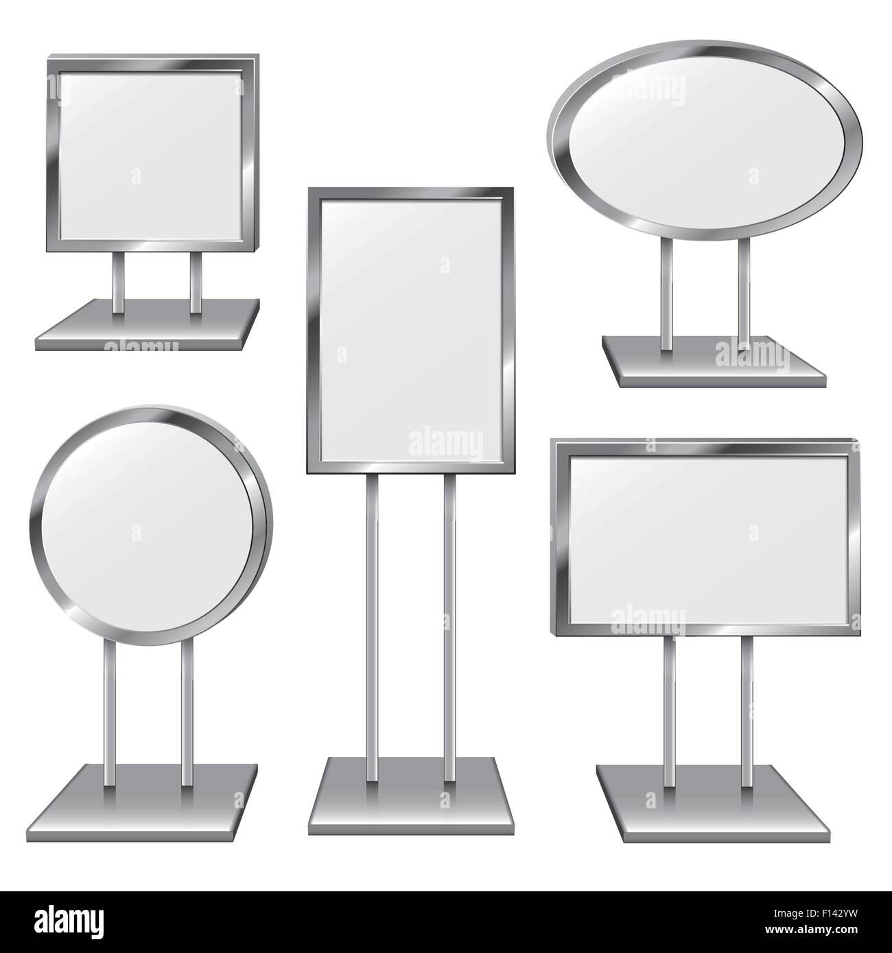 Billboard holders Stock Vector Images - Alamy