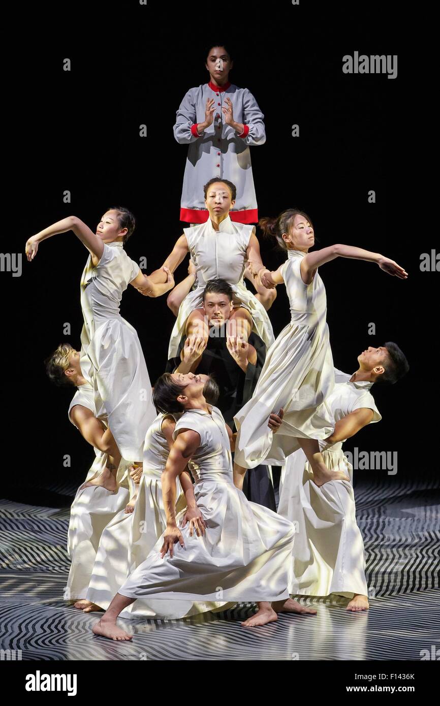 New York, NY, USA. 26th Aug, 2015. The dancers of Pearl in attendance ...