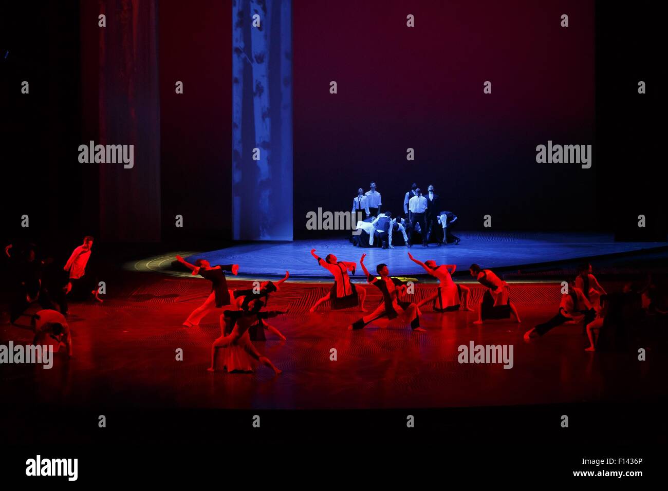 New York, NY, USA. 26th Aug, 2015. The dancers of Pearl in attendance ...