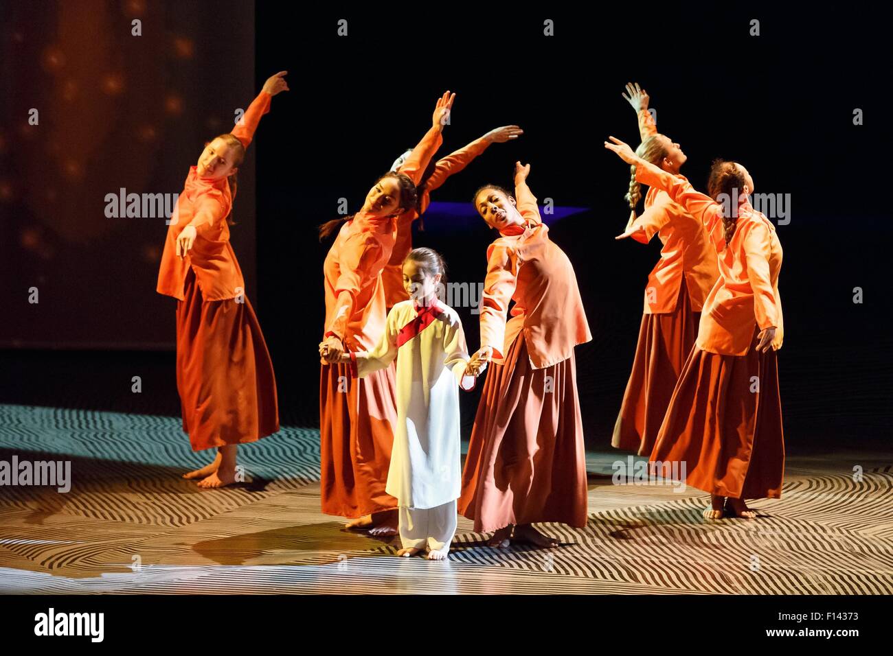 New York, NY, USA. 26th Aug, 2015. The dancers of Pearl in attendance ...