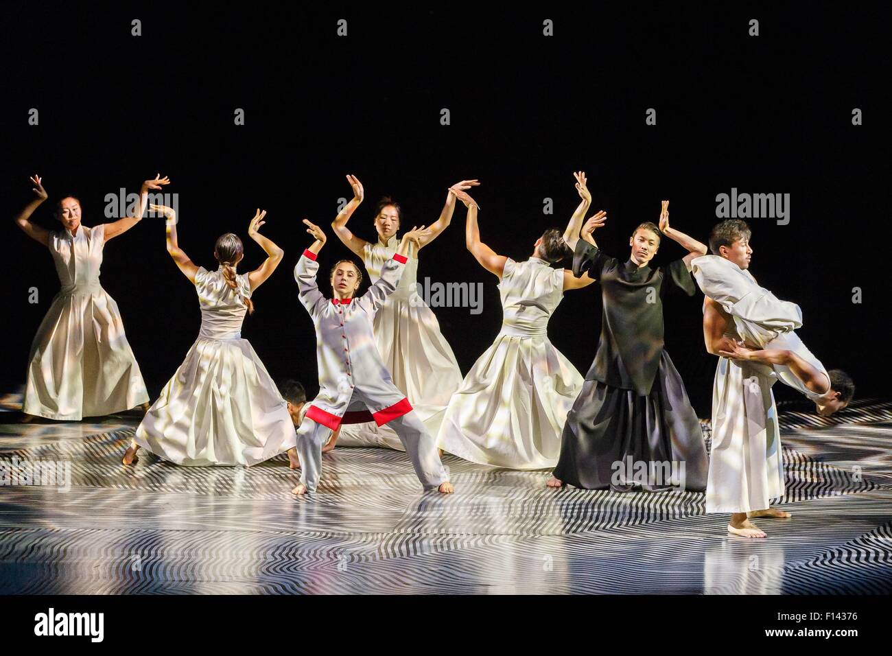 New York, NY, USA. 26th Aug, 2015. The dancers of Pearl in attendance ...