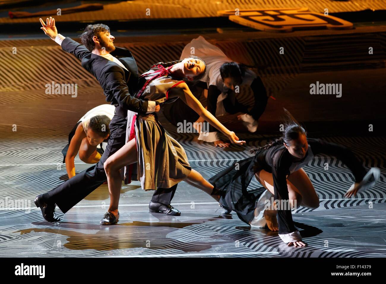 New York, NY, USA. 26th Aug, 2015. The dancers of Pearl in attendance ...