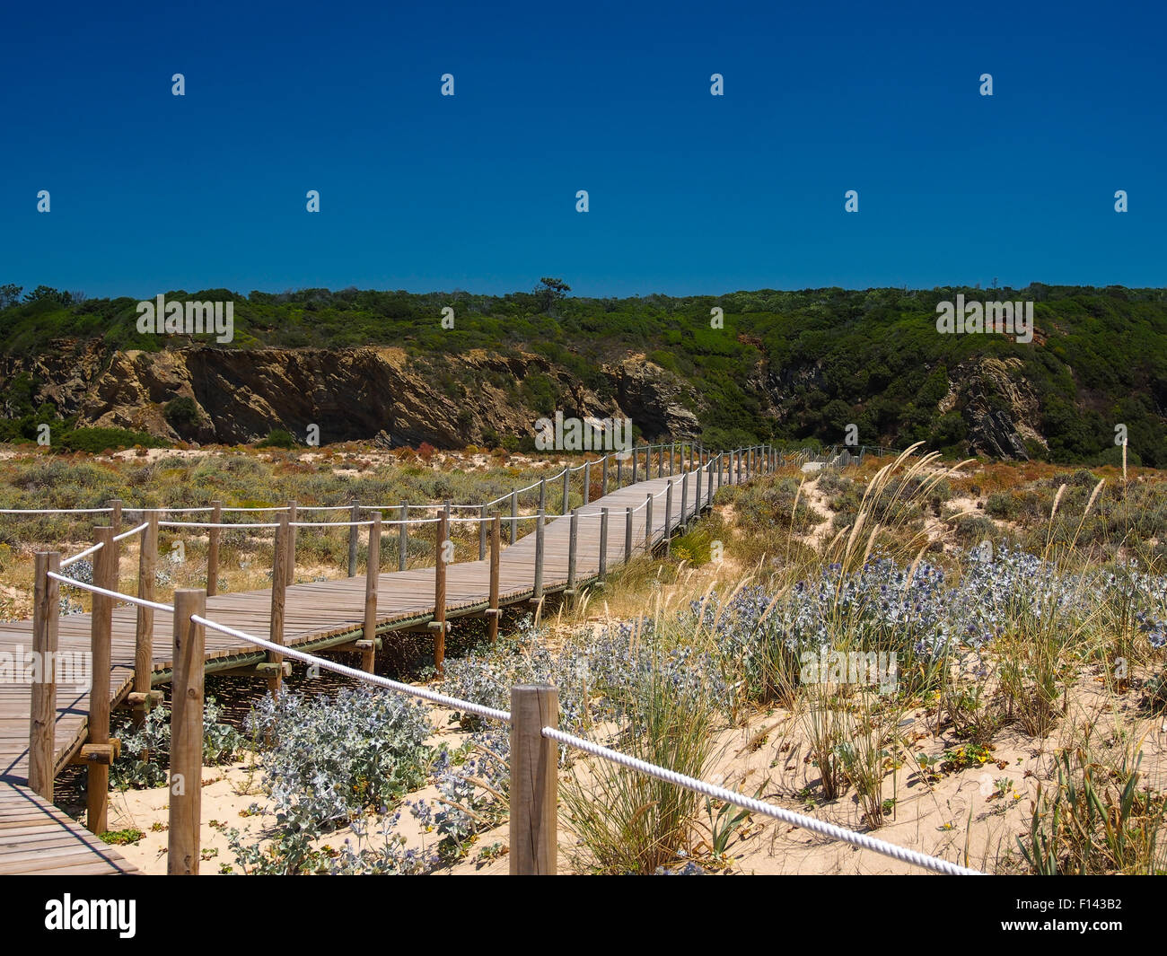Pedestrian path beach access hi-res stock photography and images - Alamy