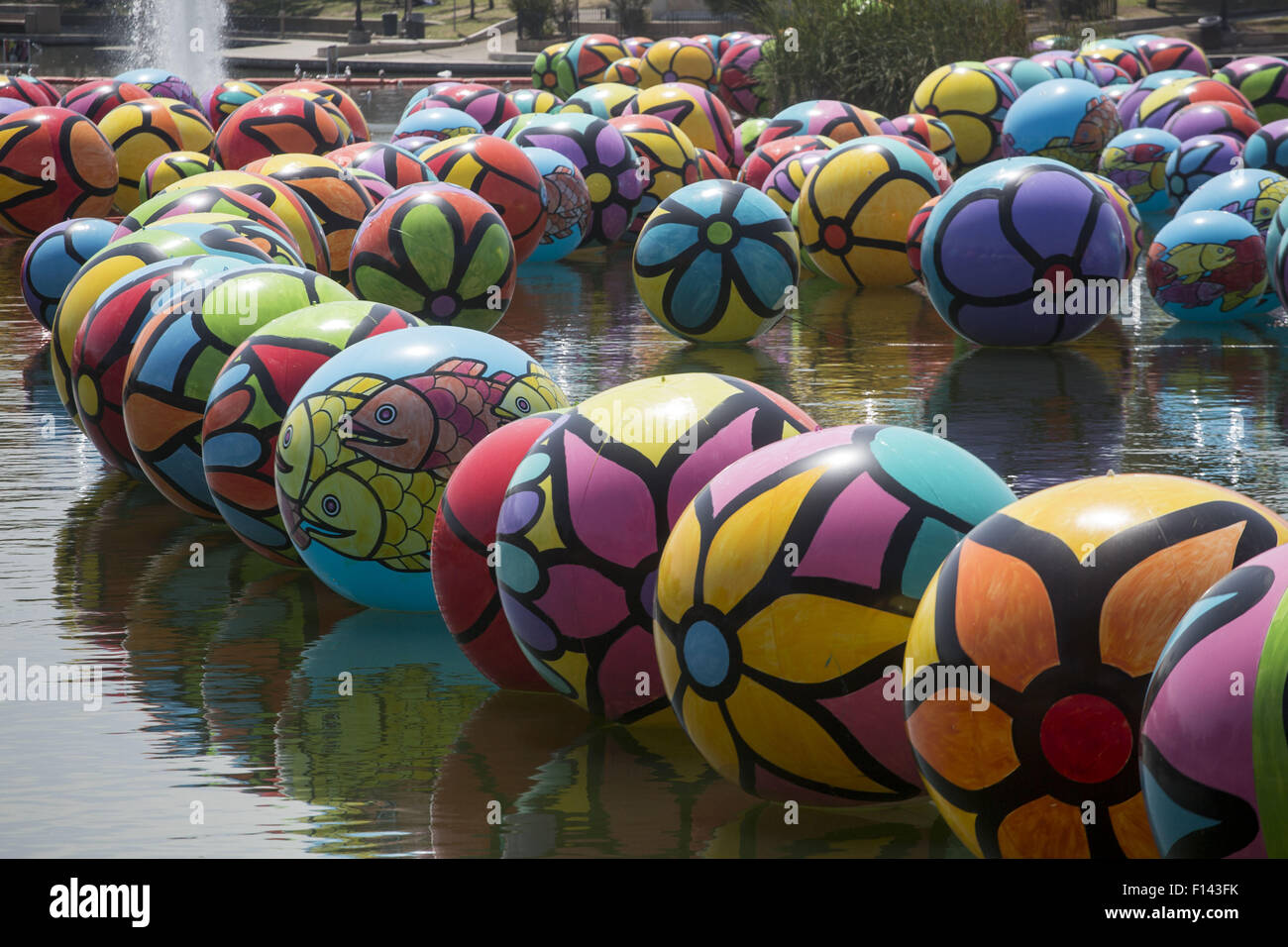 Los Angeles, California, USA. 26th Aug, 2015. The hand-painted vinyl ...