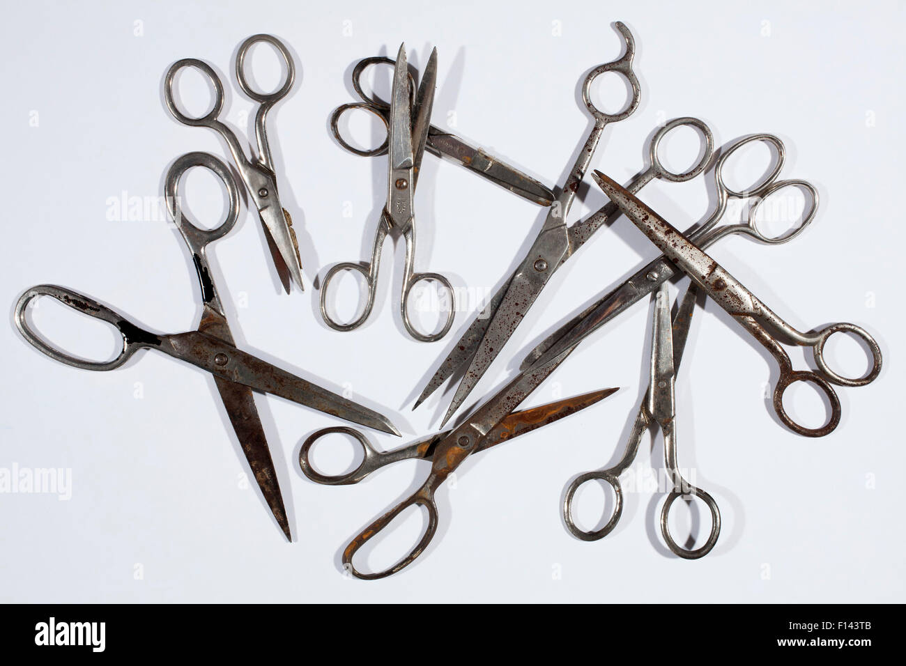 Vintage craft household scissors hi-res stock photography and images ...