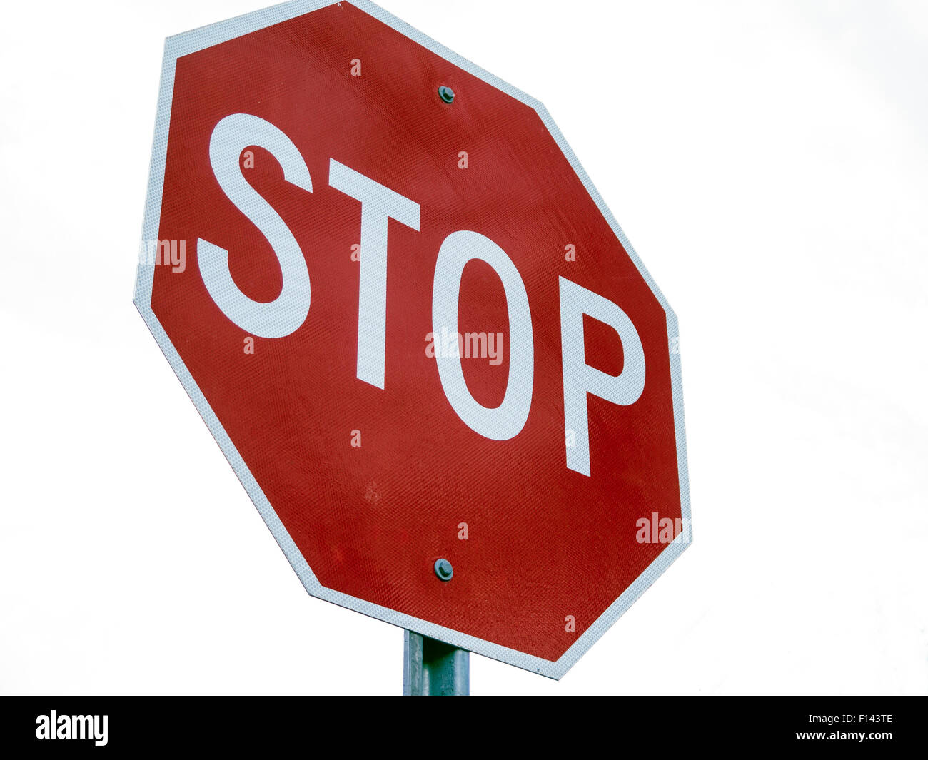 Looking up at a stop sign Stock Photo - Alamy