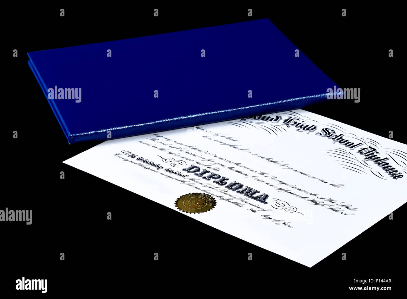 High school document hi-res stock photography and images - Alamy