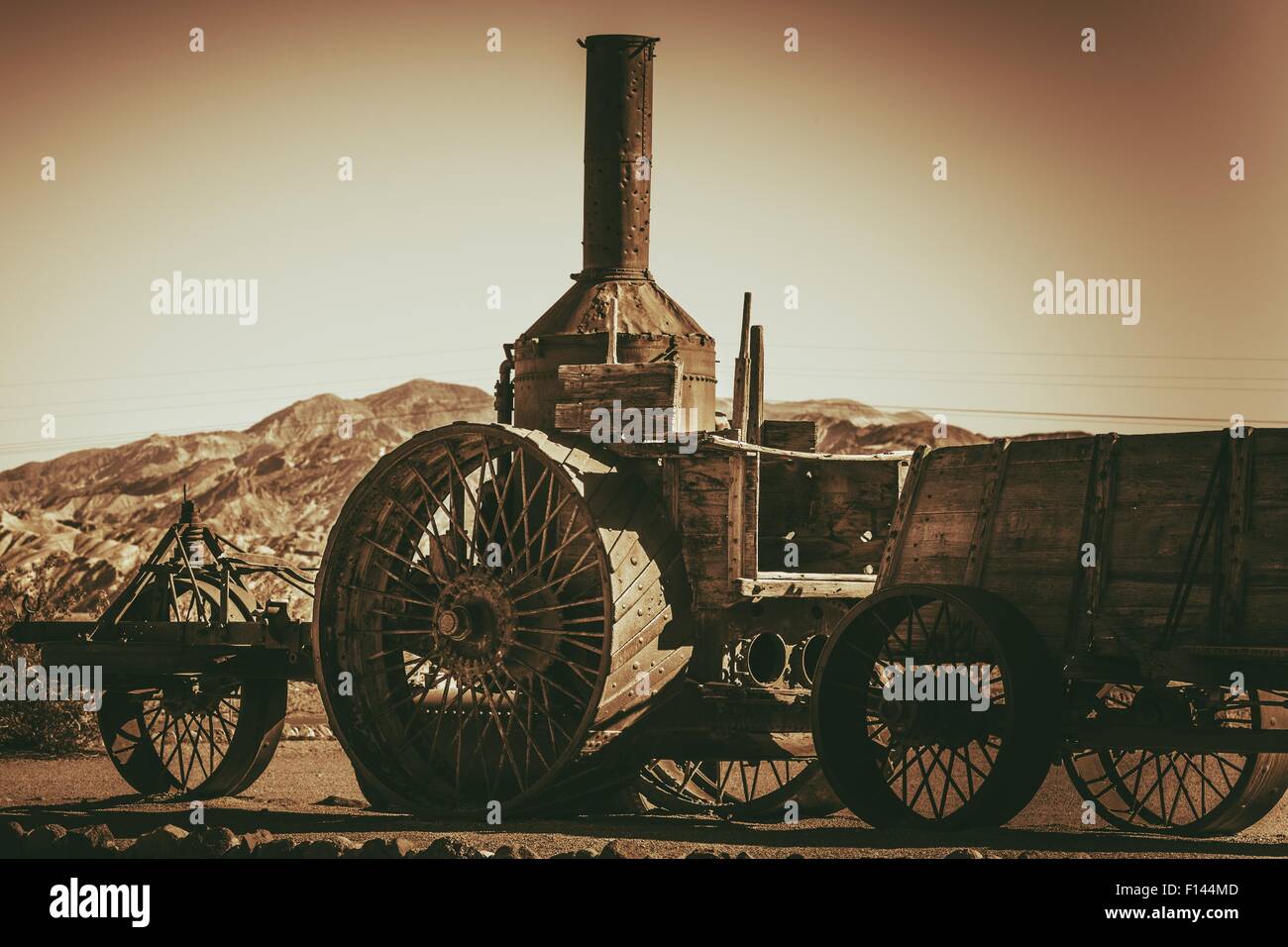 Vintage Rusty Steam Engine Tractor in California, United States ...