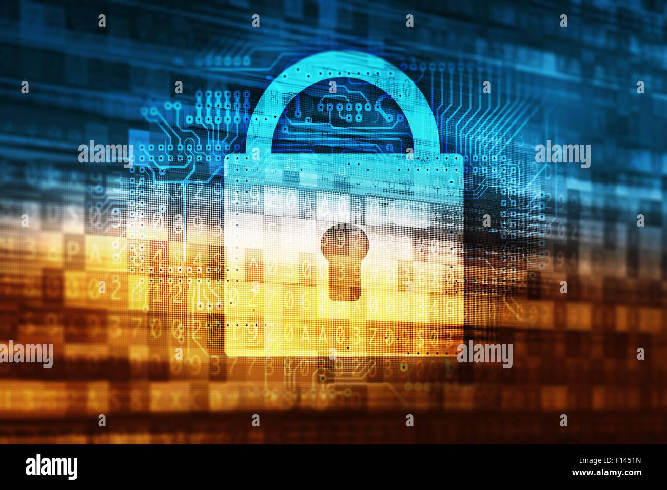 Password Data Safety Abstract Internet Technology Concept Illustration ...