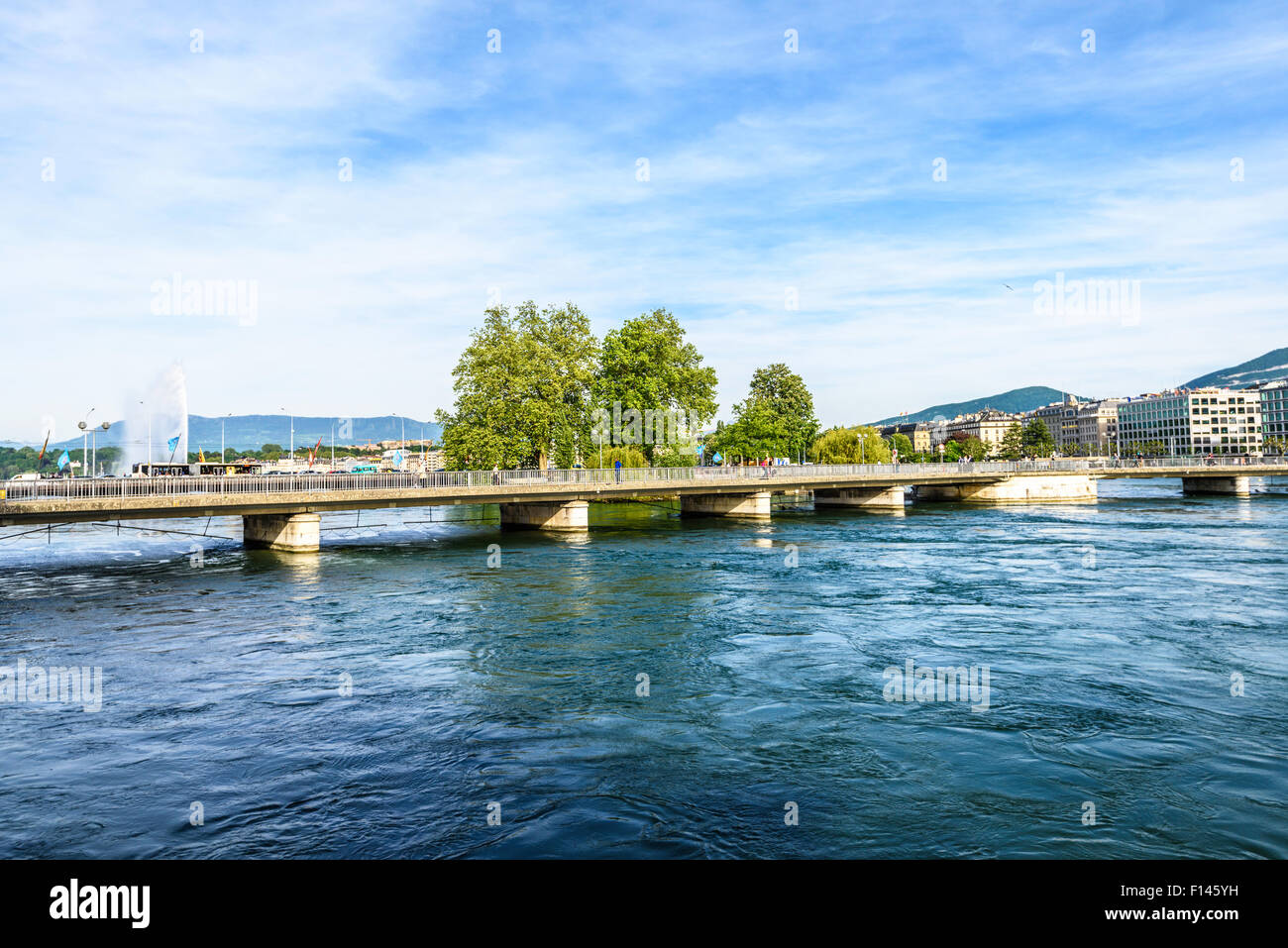 Waterfalls in geneva hi-res stock photography and images - Alamy