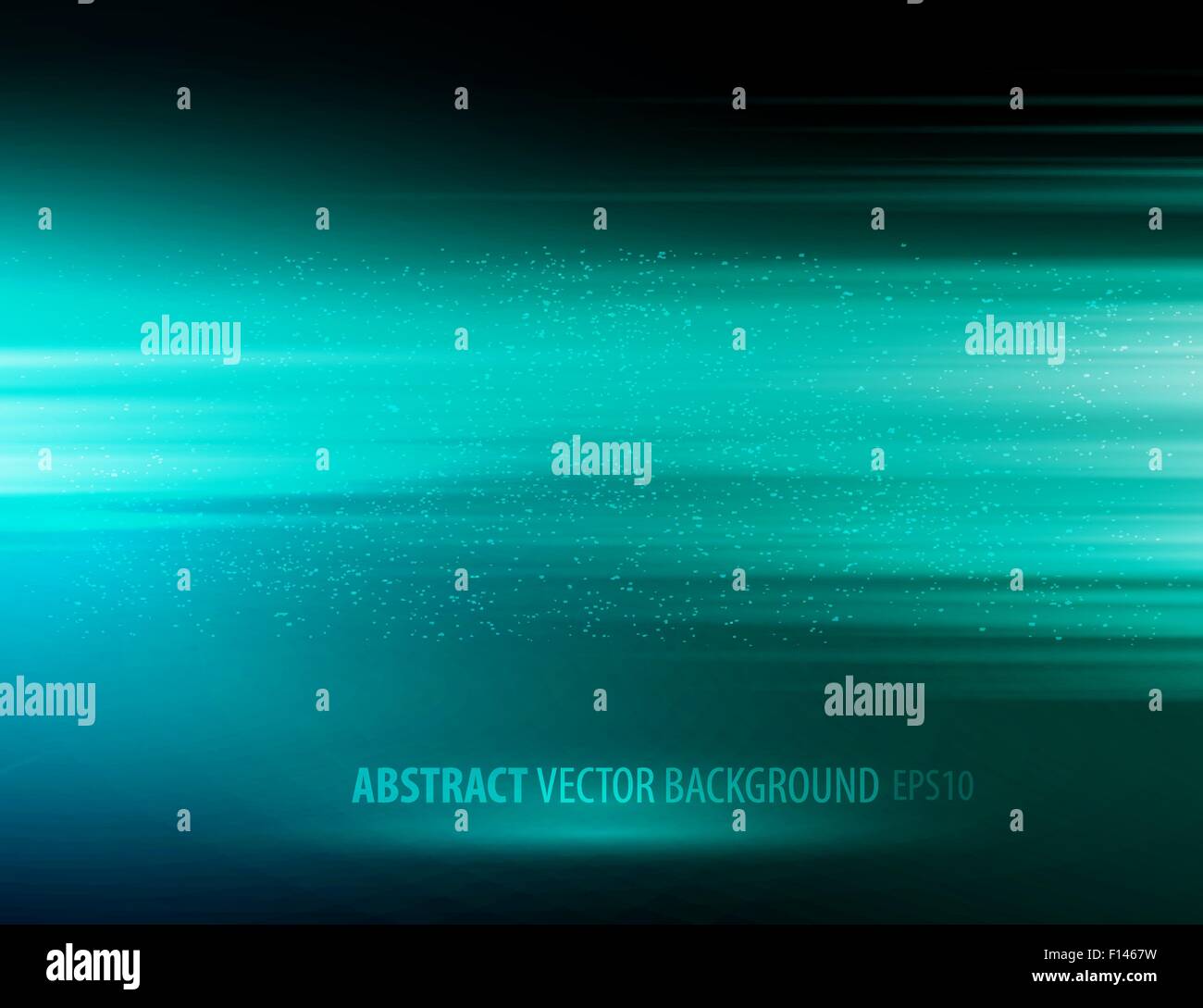 vector abstract horizontal energy design against dark background Stock ...