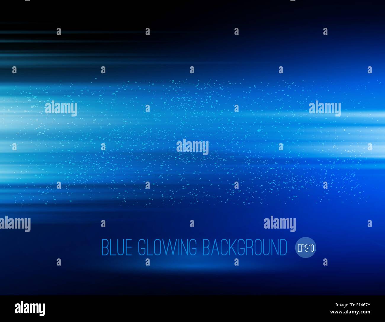 vector abstract horizontal energy design against dark background Stock ...