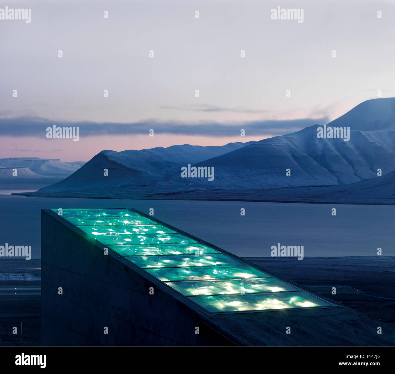 Svalbard Global Seed Vault, with glittering facade designed by artist ...
