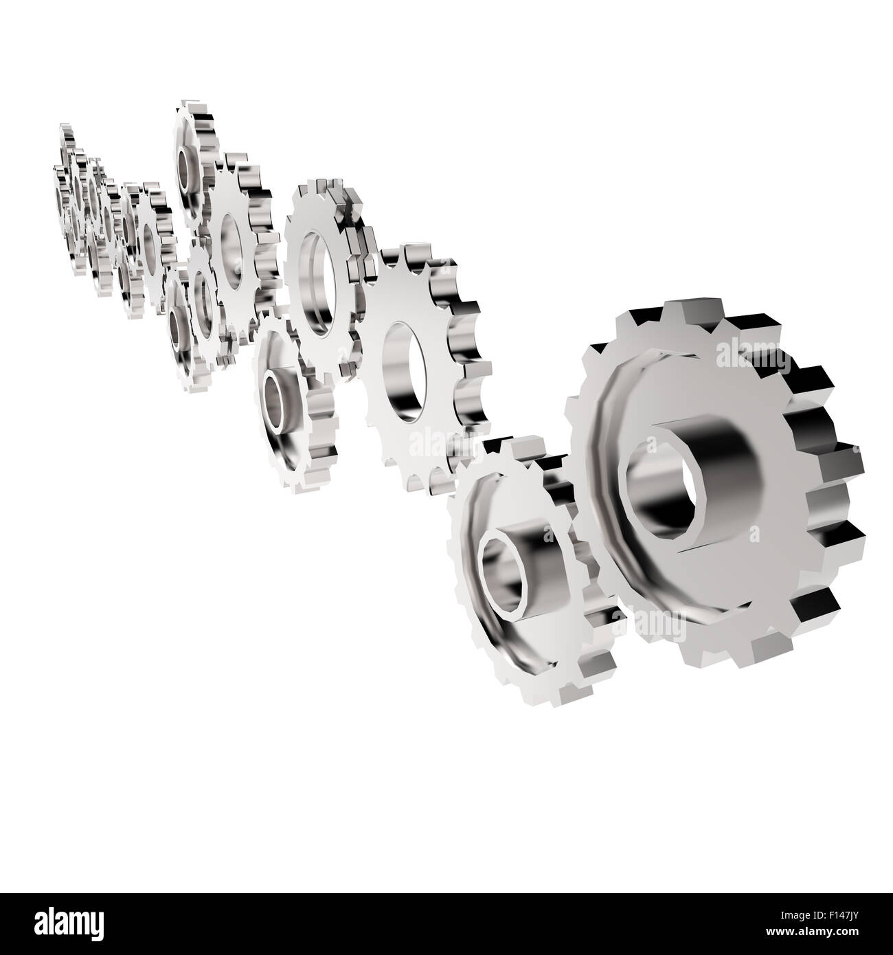 3d cog gear to success as concept Stock Photo - Alamy