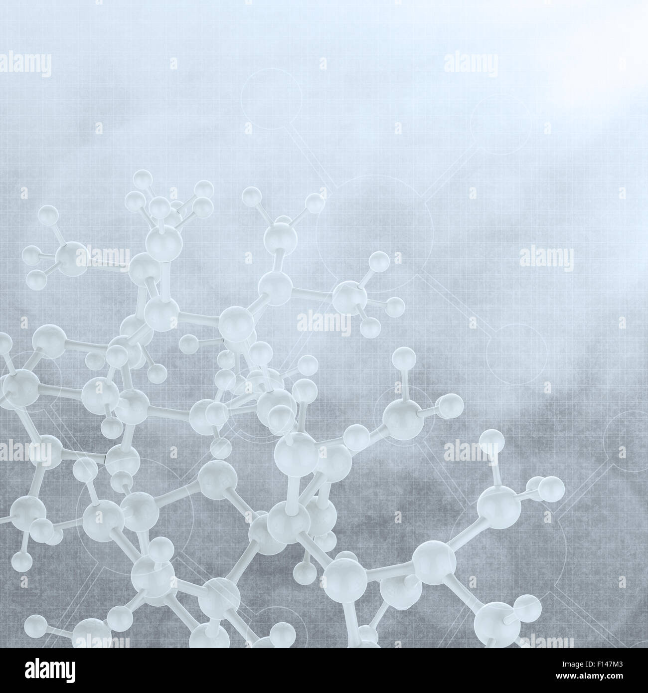 Abstract molecules medical background Stock Photo - Alamy