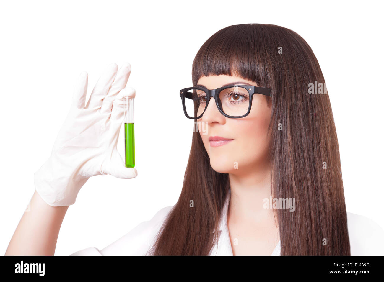 Young serious lab worker hi-res stock photography and images - Alamy