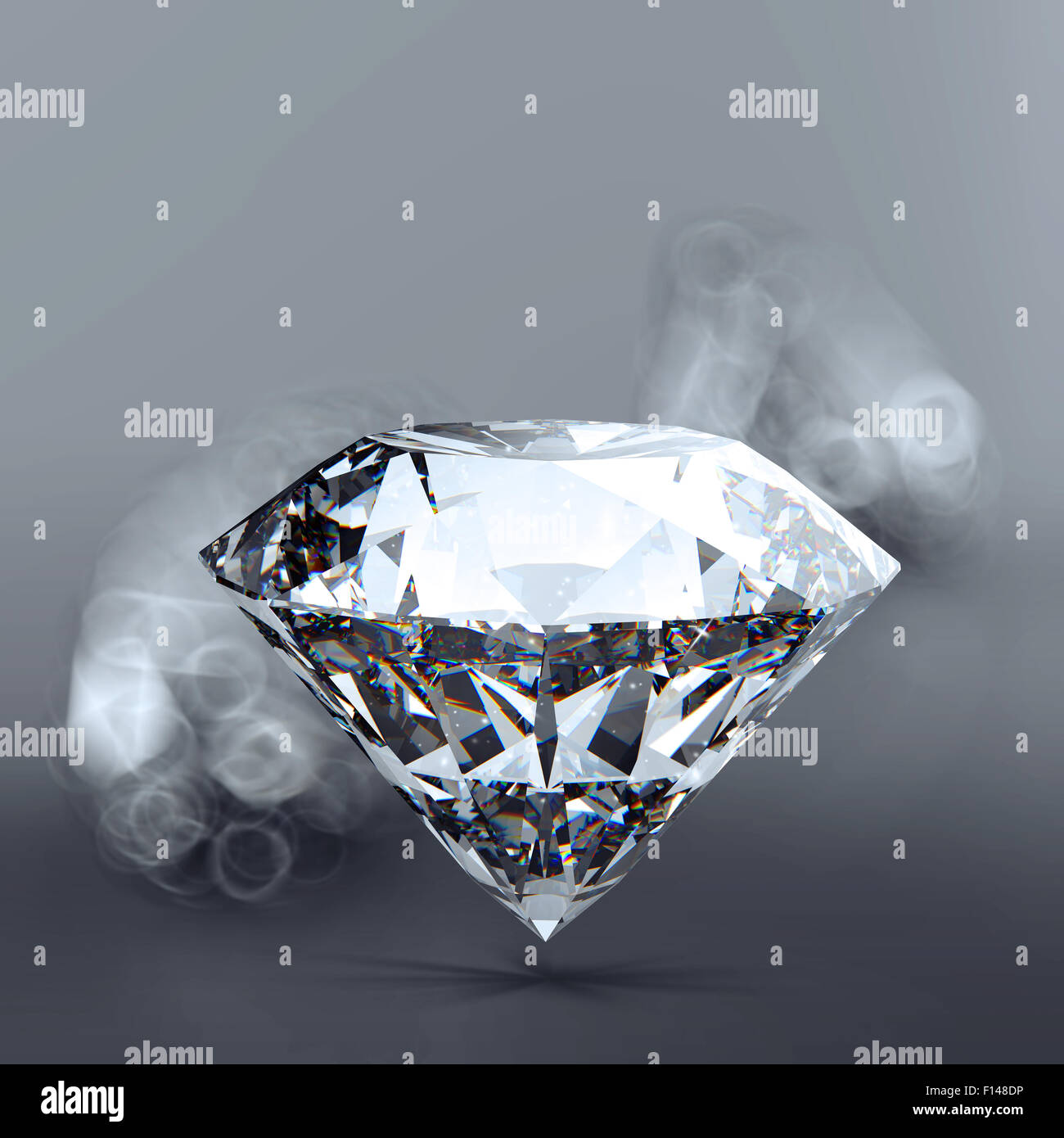 Diamonds 3d in composition as concept Stock Photo - Alamy