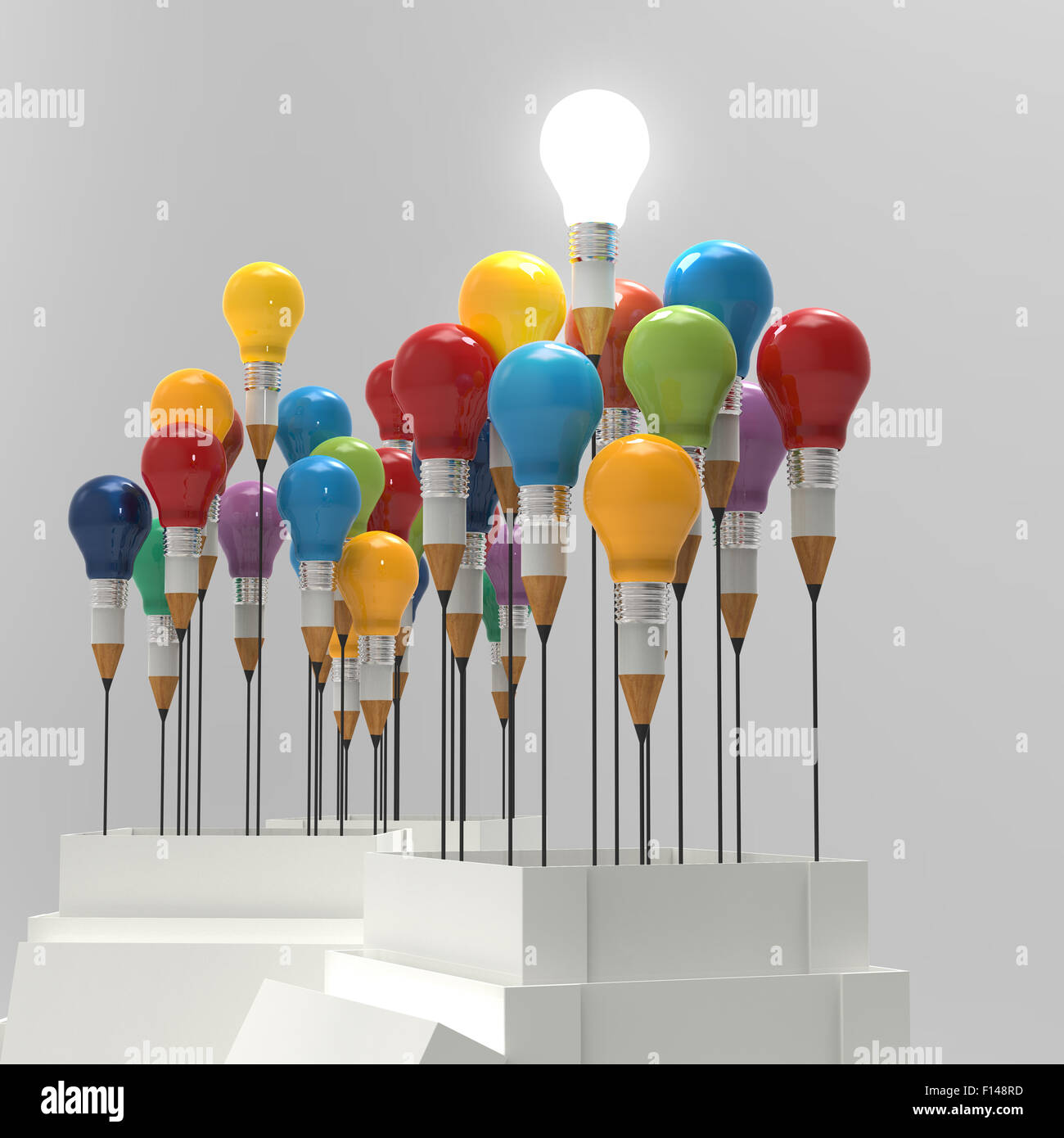 Think outside the square hi-res stock photography and images - Alamy