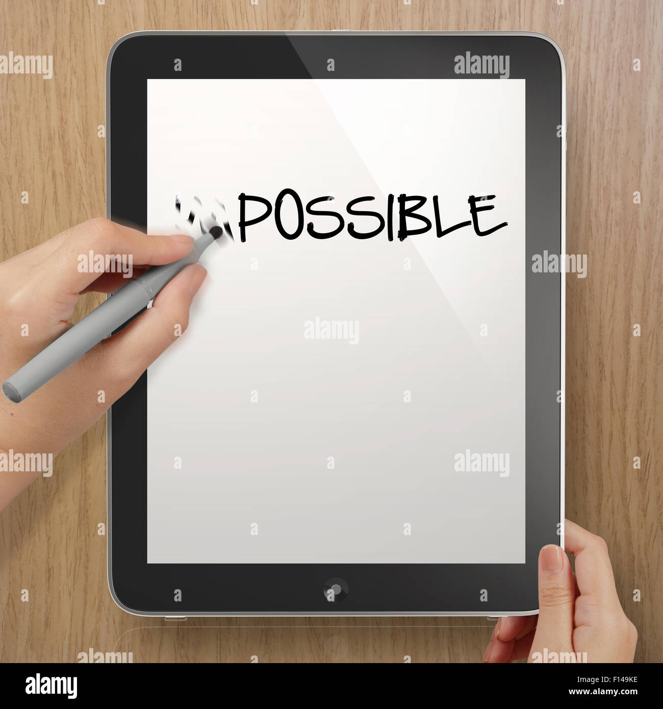 Hand possible hi-res stock photography and images - Alamy