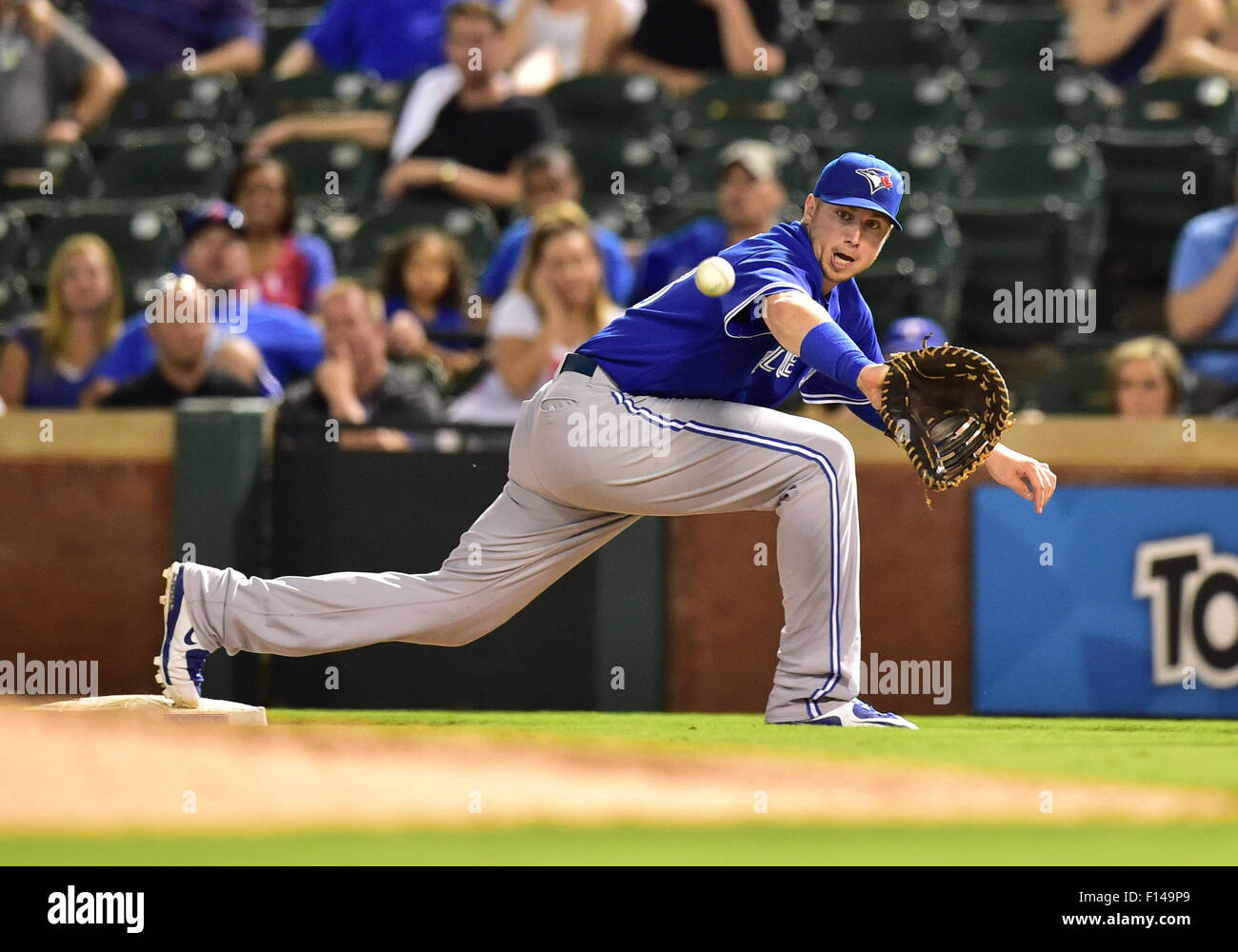 Arlington, Texas, USA. 26th August, 2015. Toronto Blue Jays first ...