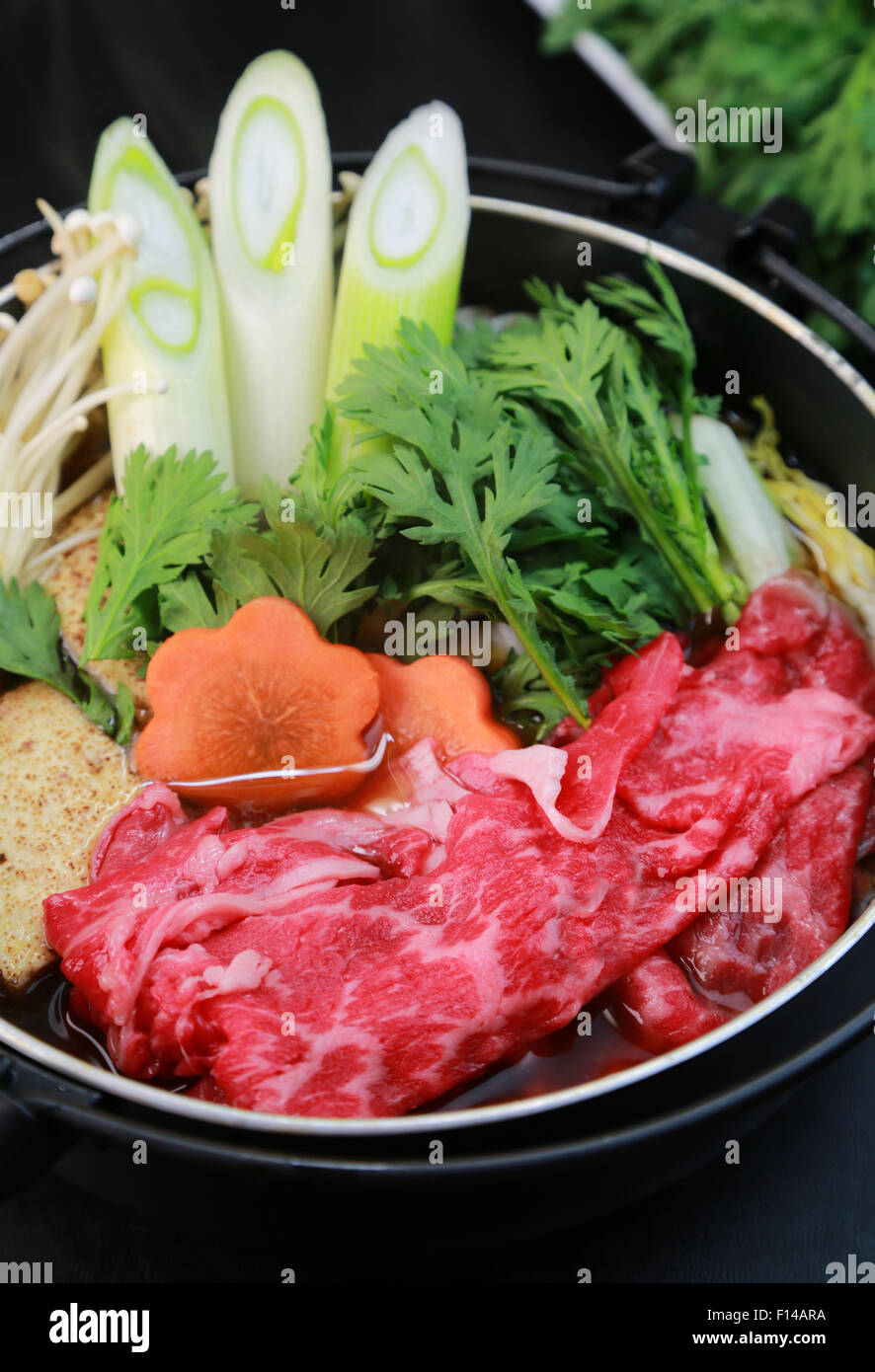 Japanese sukiyaki hi-res stock photography and images - Alamy