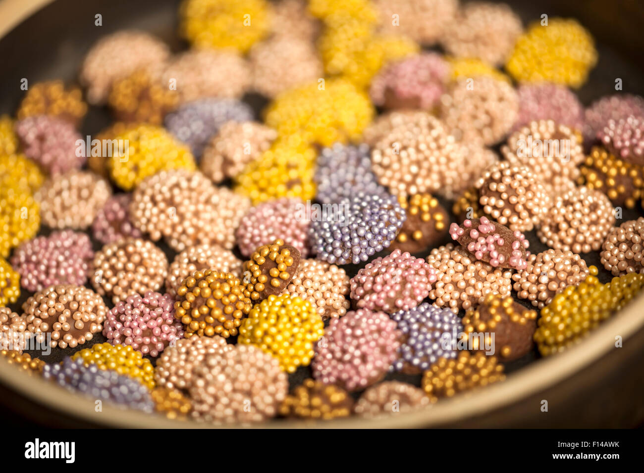 Colorful sweet dragees Stock Photo - Alamy