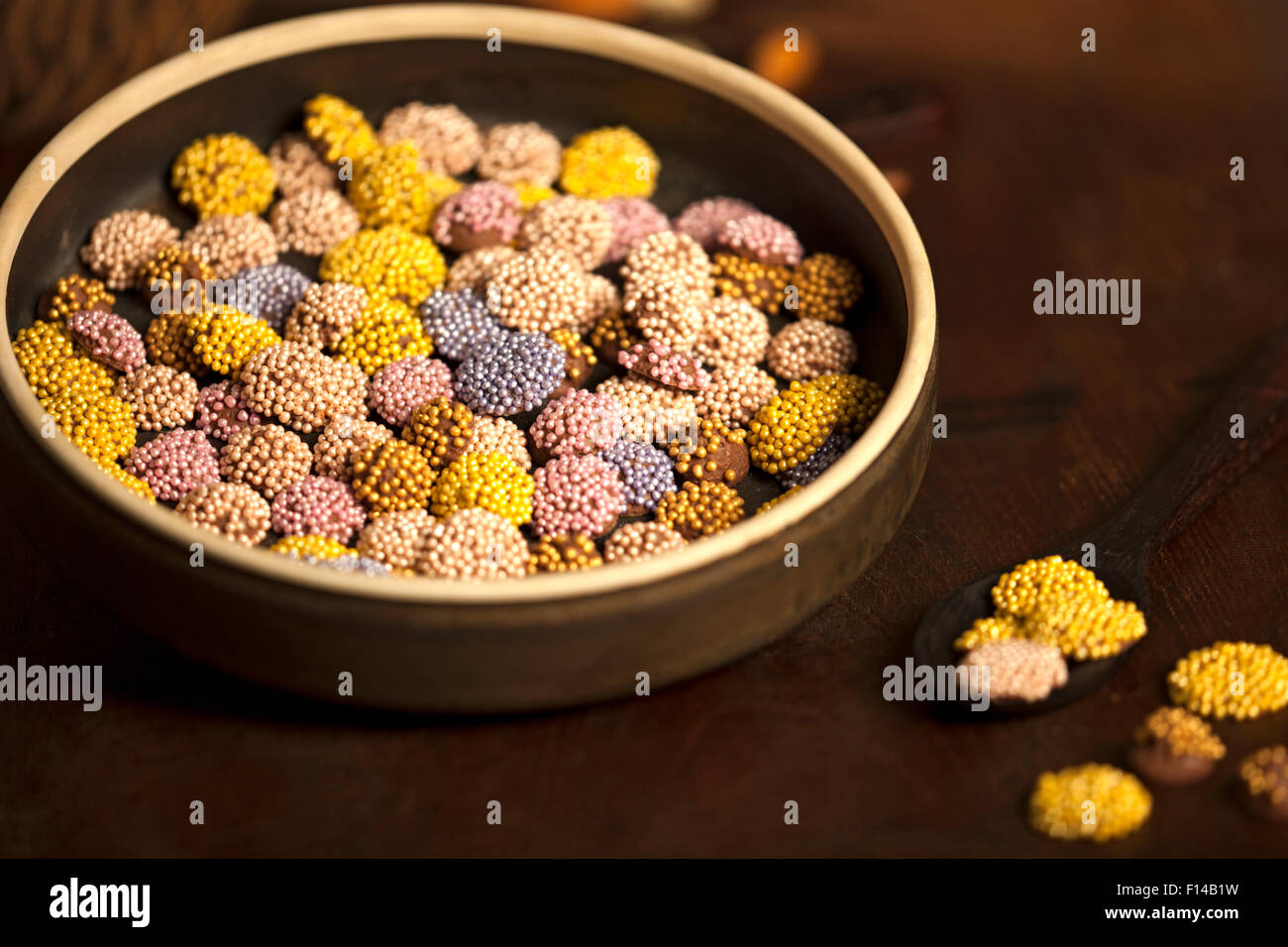 Colorful sweet dragees Stock Photo - Alamy