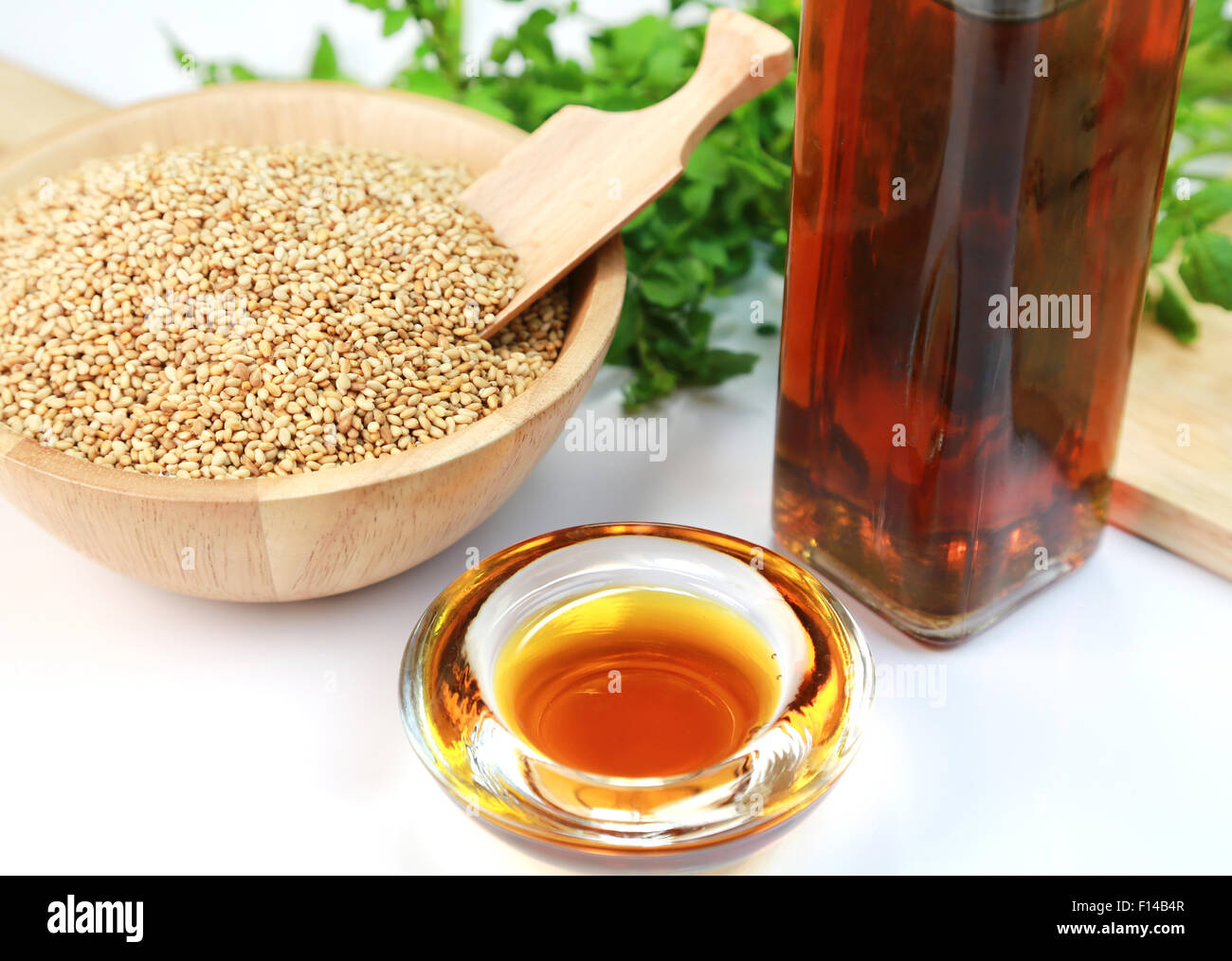 Sesame oil hi-res stock photography and images - Alamy
