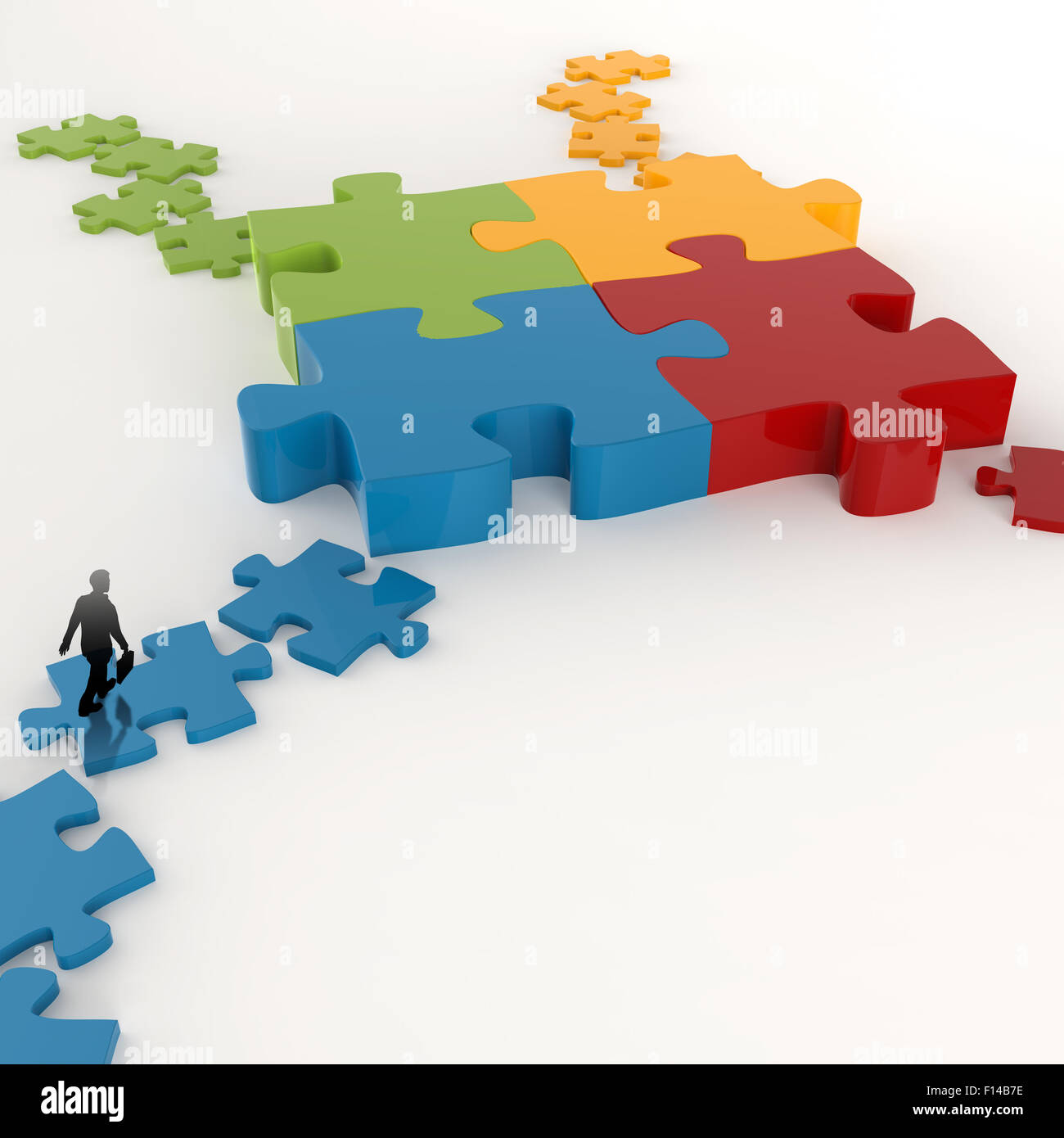 Puzzle synergy icon hi-res stock photography and images - Alamy