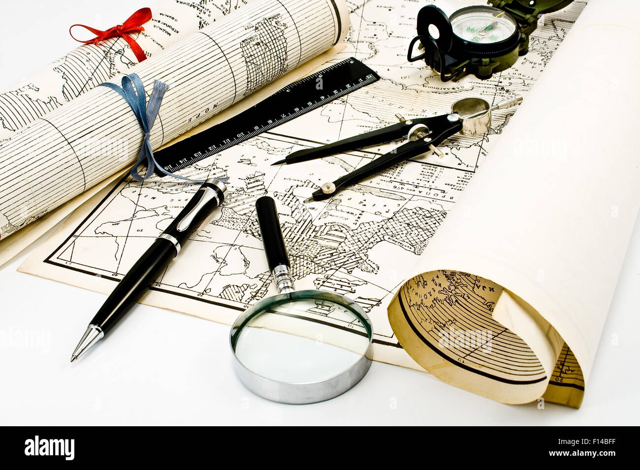 Old maps hi-res stock photography and images - Alamy