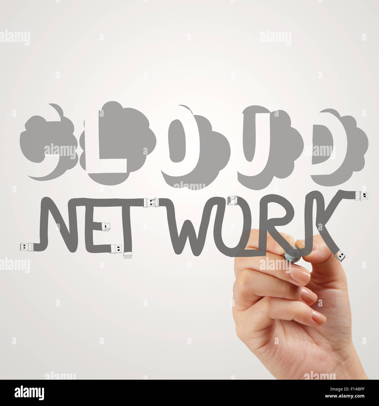 Drawing computer network hi-res stock photography and images - Alamy