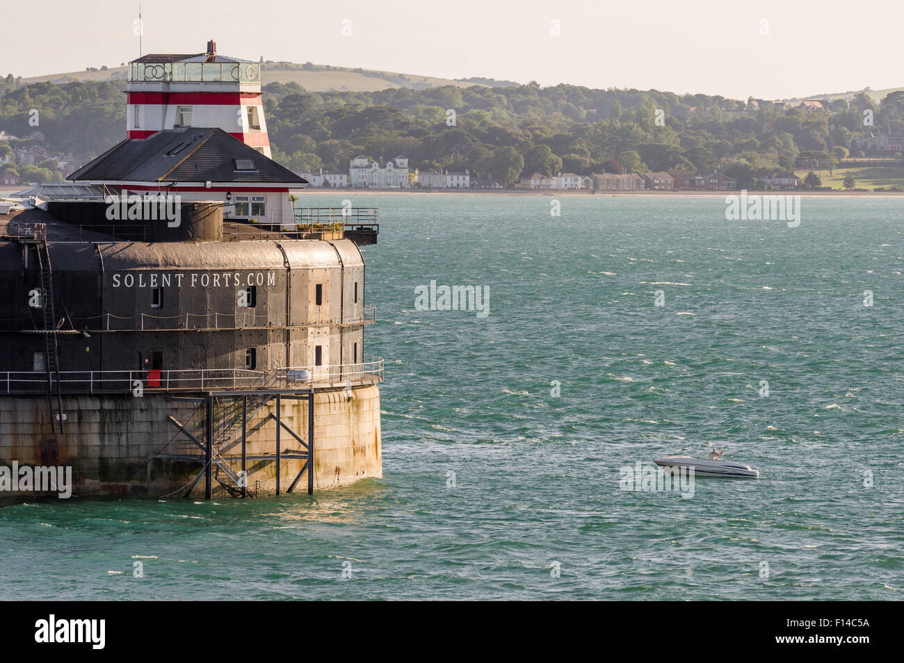No Man's Land fort in the Solent used for luxury events and hotel Stock ...