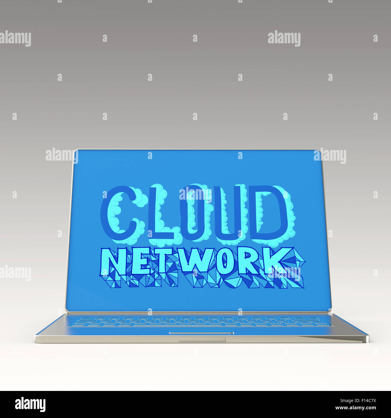 3d laptop computer hand drawn hi-res stock photography and images - Alamy
