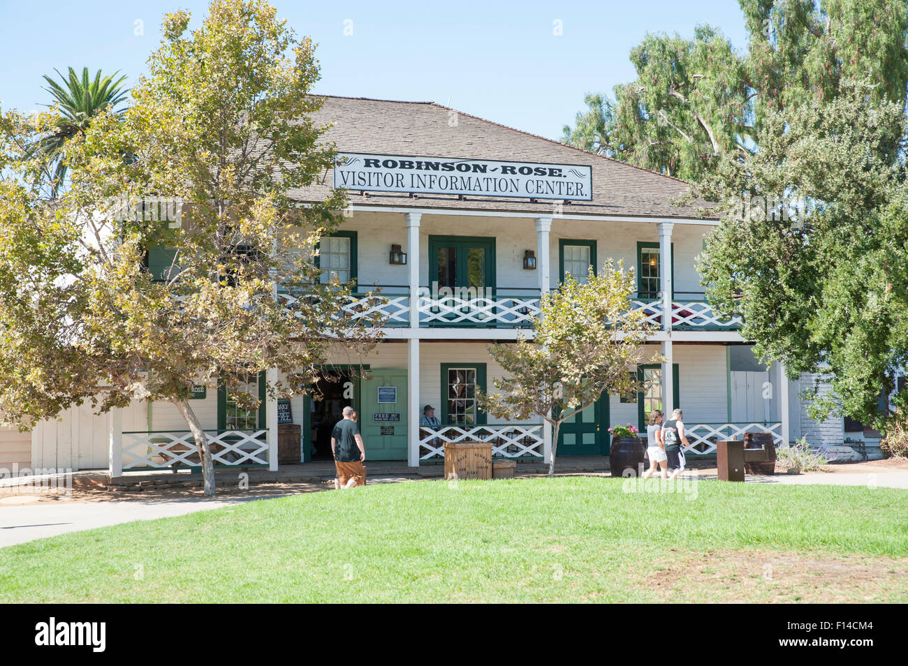 The Robinson-Rose Visitor Information Center at Old Town San Diego, San ...