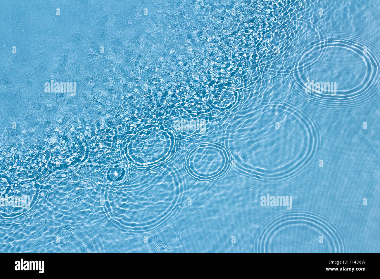 Designs and shapes on the water surface of a pool Stock Photo - Alamy