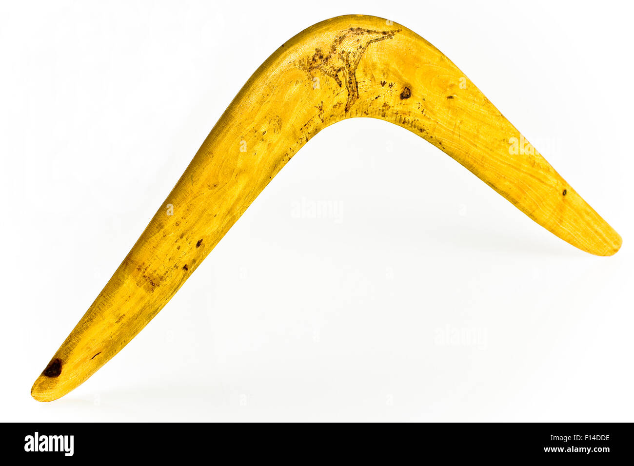 Boomerang isolated on white Stock Photo - Alamy