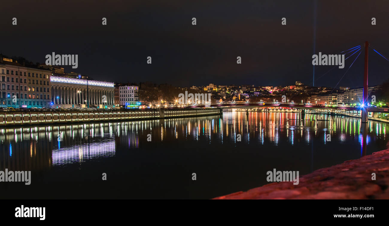 Lyon city in winter hi-res stock photography and images - Alamy