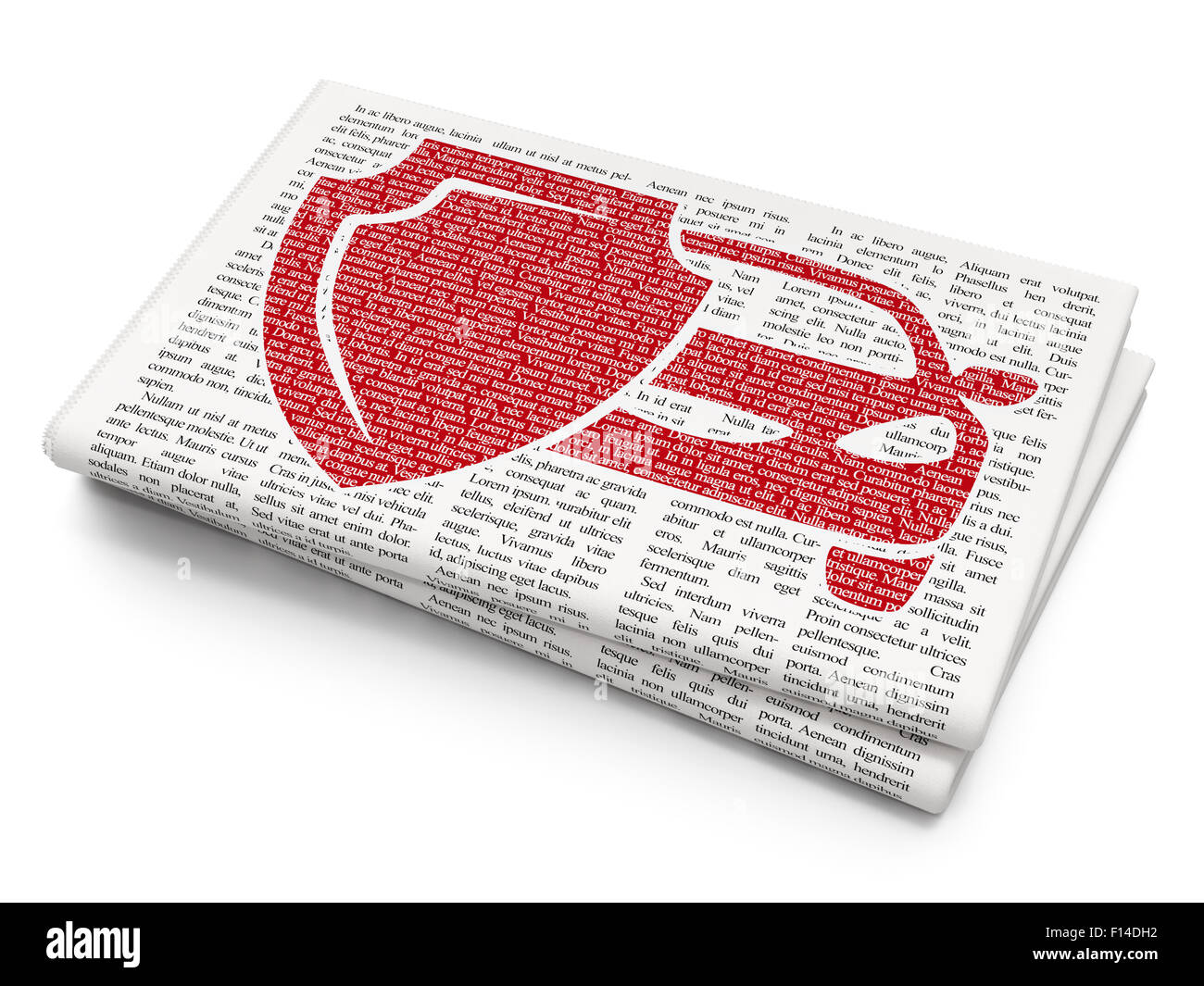 Insurance concept: Car Insurance on Newspaper background Stock Photo ...