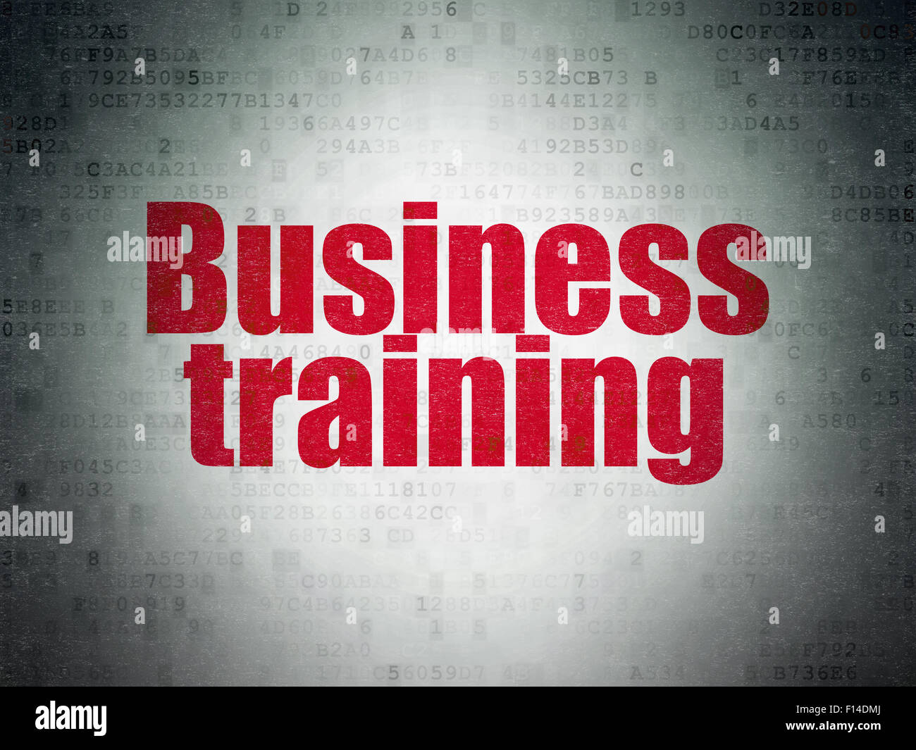 Studying concept: Painted red word Business Training on Digital Paper ...
